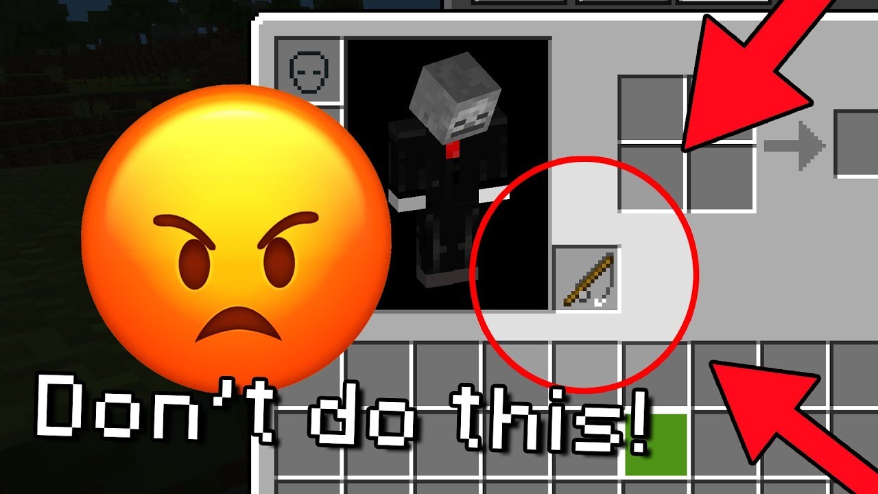 What you should never do in Minecraft.. (Warning) - YouTube