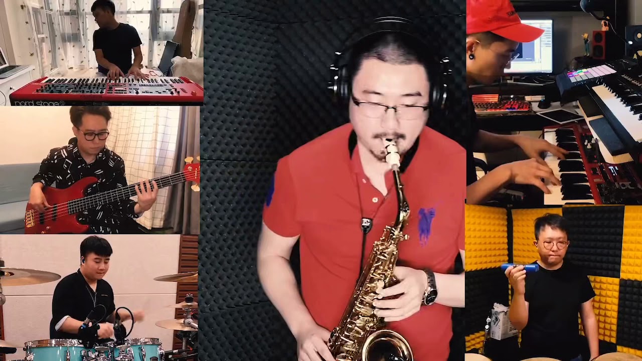 T-SQUARE《Nab That Chap》Band Cover (Sutoh Mitsuru Moon JJ-5 Bass) - YouTube