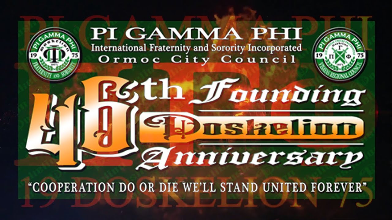 Pi Gamma Phi - Doskelion - Celebrating 46th Founding Anniversary # ...