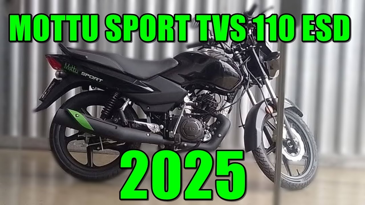 NOVA MOTTU SPORT 110 TVS ESD 2025* FREIO A DISCO E PARTIDA ELÉTRICA!!!😍 - YouTube