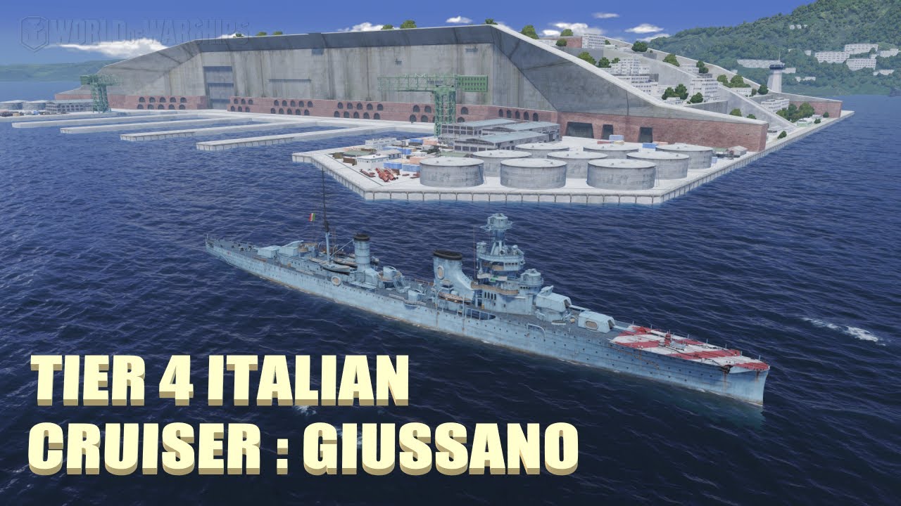 World of Warships - Introduction Italian Cruiser T4 Giussano - YouTube