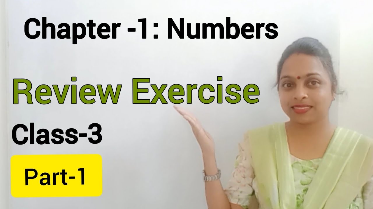 Chapter 1 numbers/ Review Exercise/ Class 3 /mathematics/ ICSE board ...