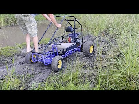 Go Carts, Mini Bike, and Some Mud - YouTube