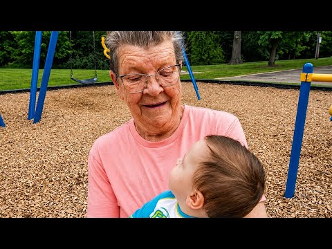 TAKING MY SON TO THE PARK WITH GRANDMA!