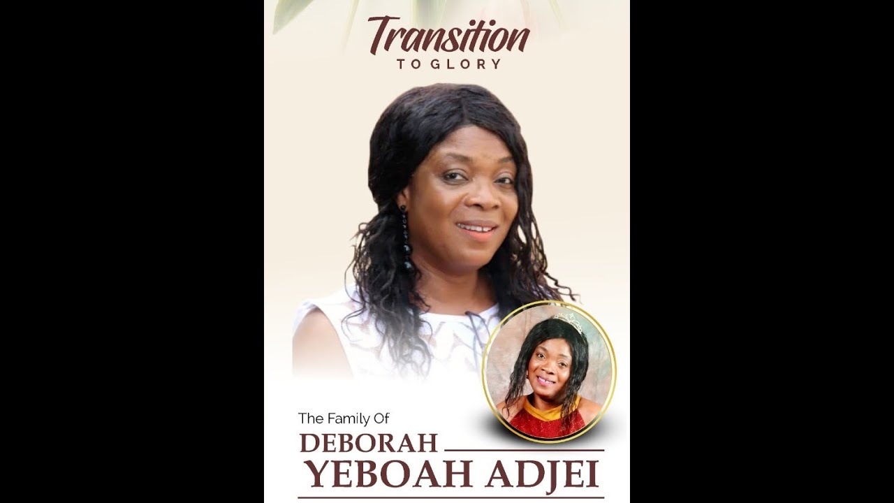 Deborah Yeboah Adjei Funeral in London - 55yrs - YouTube