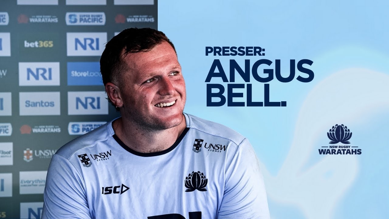 Presser: Angus Bell ahead of the Brumbies Trial. - YouTube