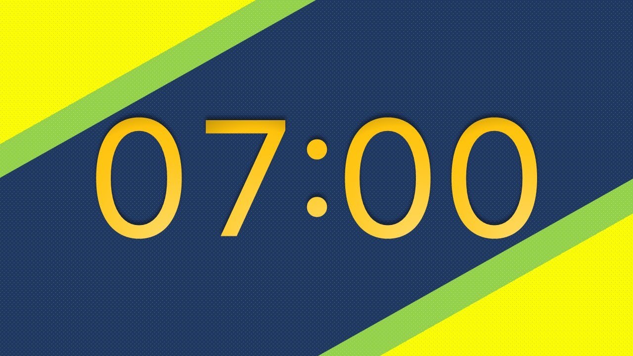 7 Minute Timer - YouTube
