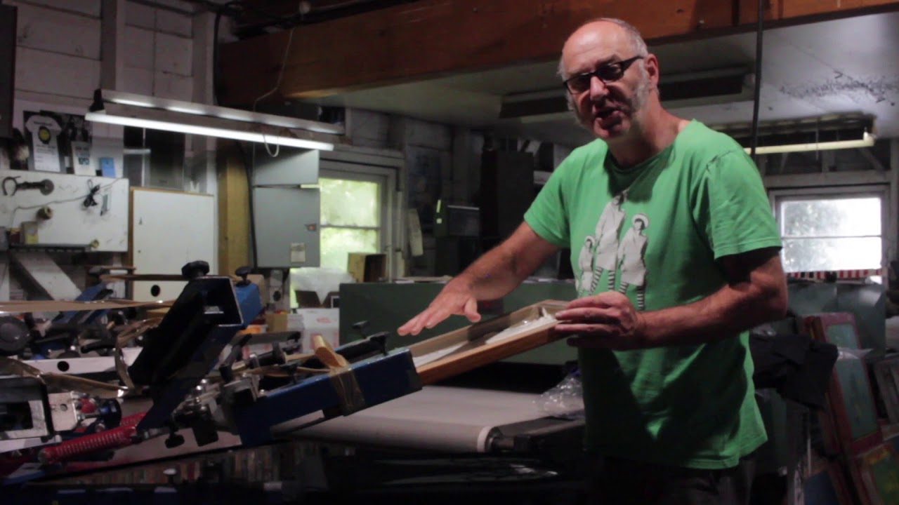How to flood a screen when printing with water-based ink by Thomas ...