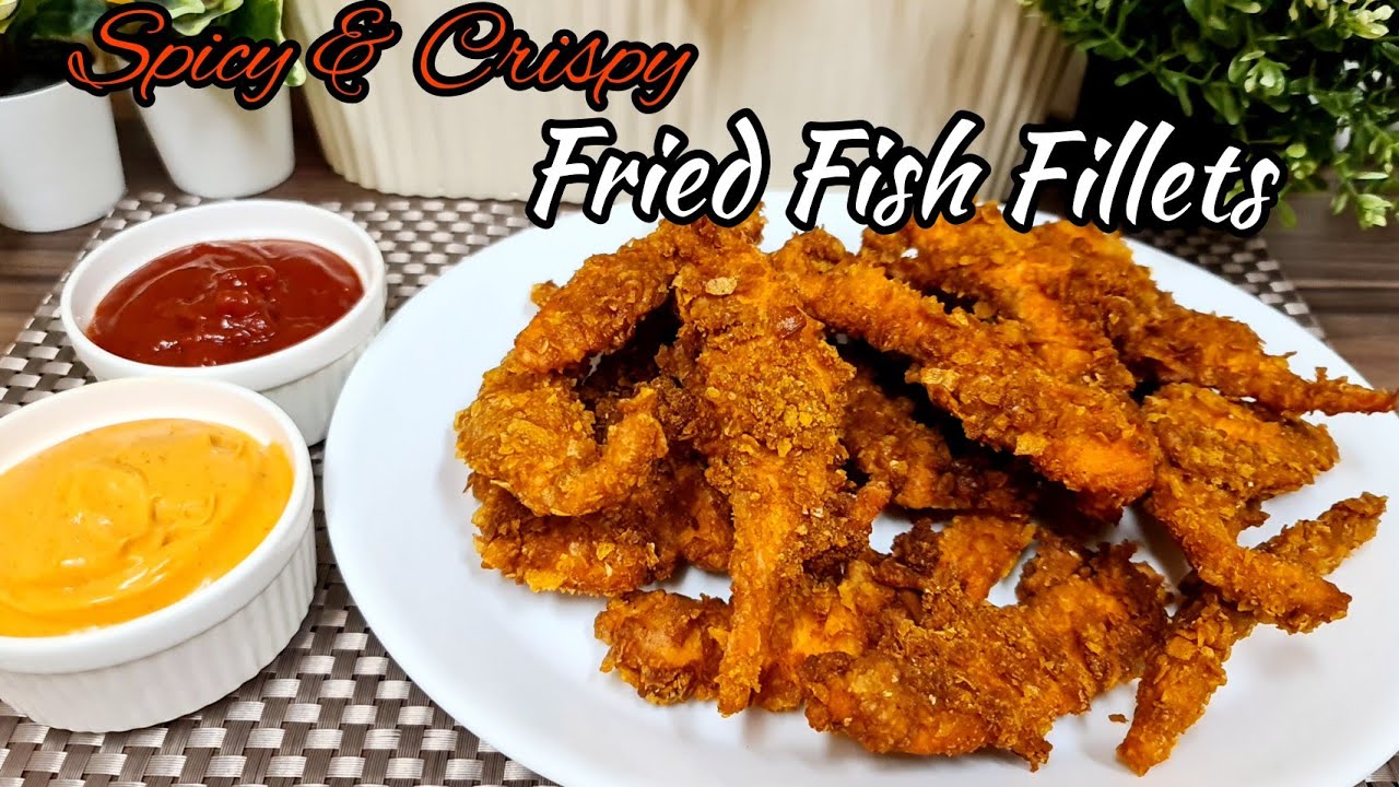 Fried Fish Fillets - Spicy & Crispy | Easy and Delicious fried fish ...