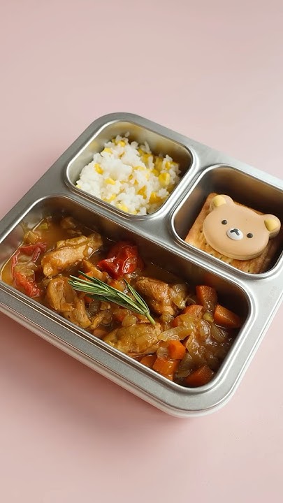 Pack my lunch with me #asmr #cooking #food #satisfying #recipe #lunchbox #lunch #curry - YouTube