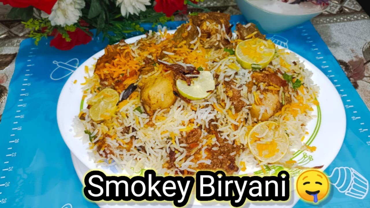 Smokey Biryani Recipe | Smokey Roasted Chicken Biryani By Misbah ...