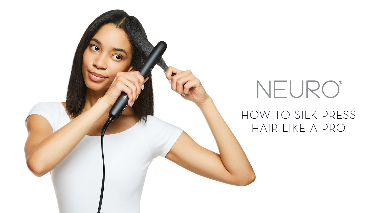 How to Silk Press Hair Like a Pro with Neuro - YouTube