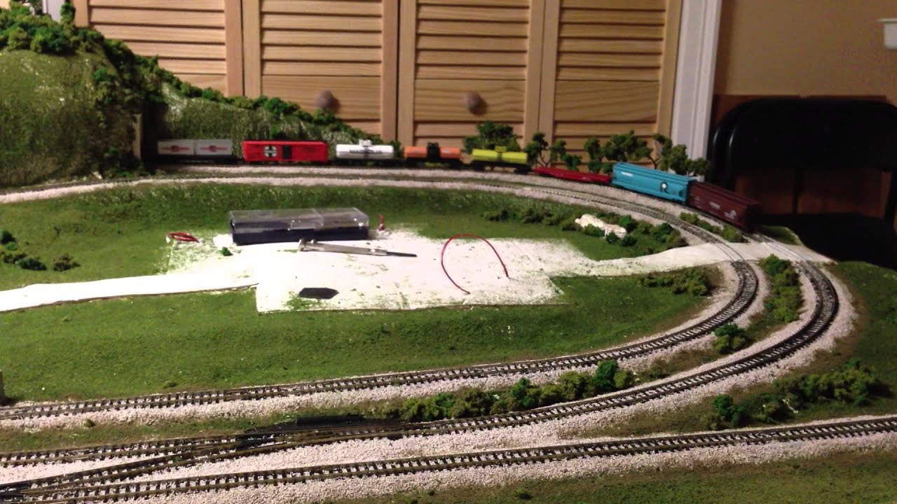 Scenic Ridge Train Layout - YouTube