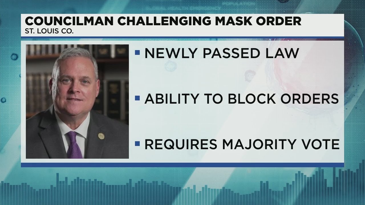 St. Louis councilman to challenge new mask mandate - YouTube
