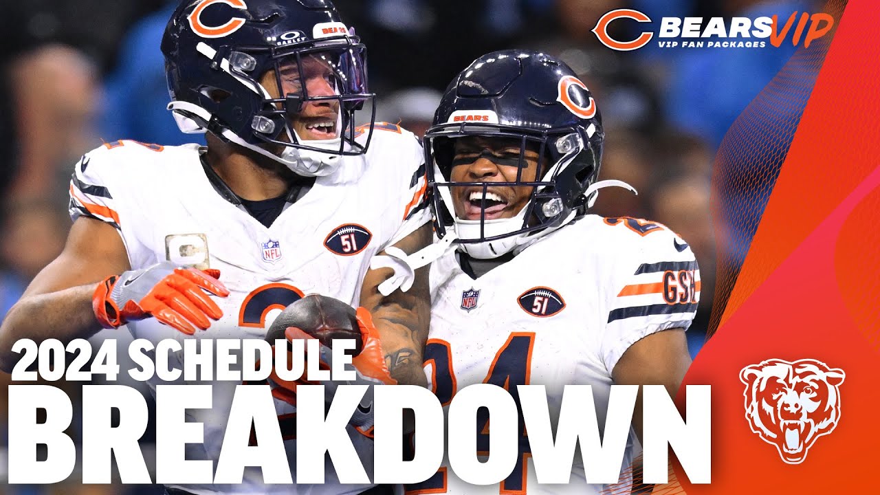 Joniak and Thayer preview the Chicago Bears 2024 schedule - YouTube