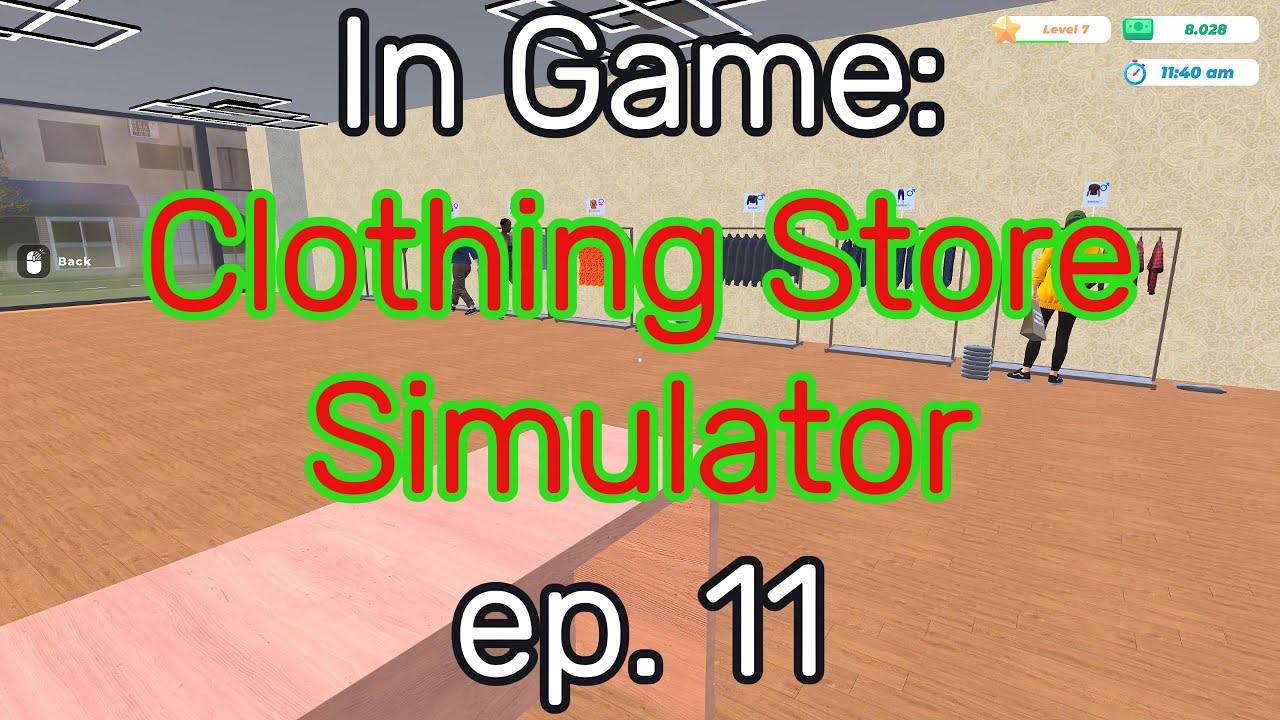 In Game: Clothing Store Simulator ep. 11 - YouTube