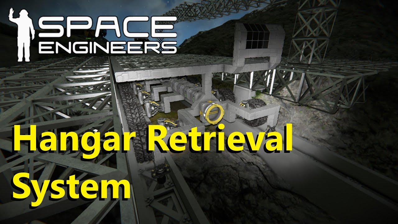 Space Engineers ep16 - The Start Of An Underground Hangar Bay - YouTube