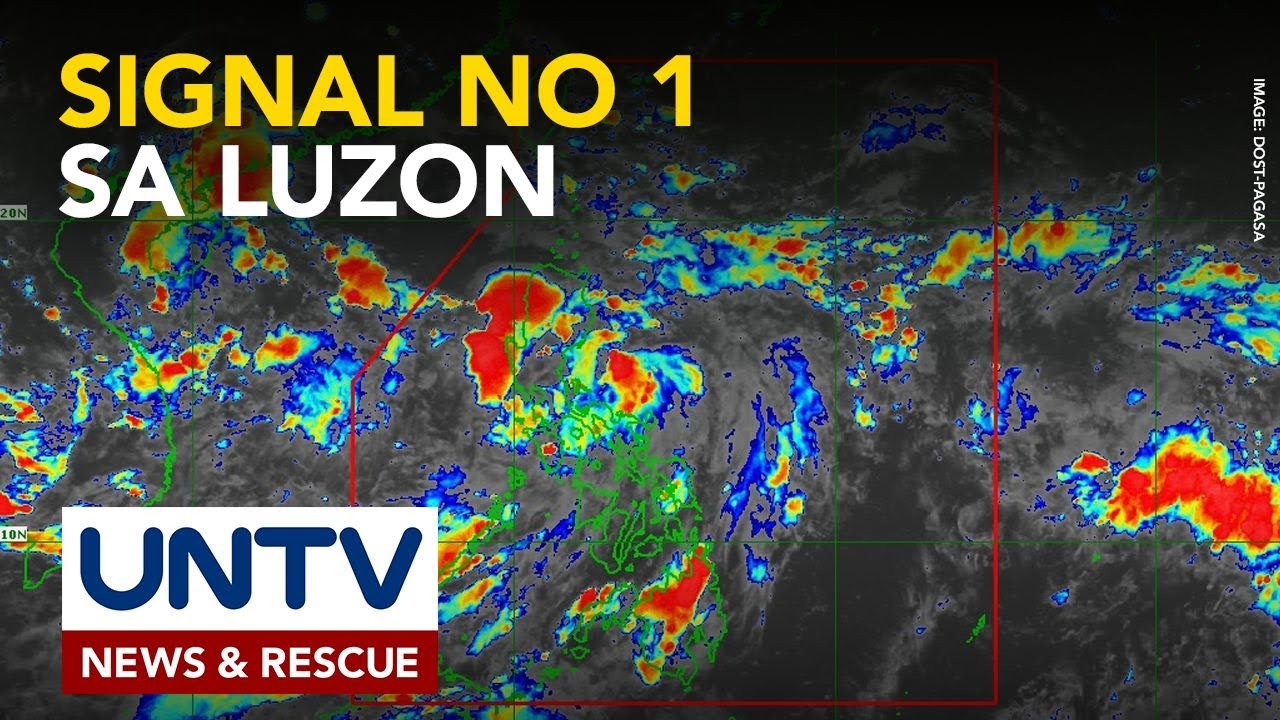 Signal no. 1 nakataas sa ilang lugar sa Luzon dahil sa bagyong Mirasol ...
