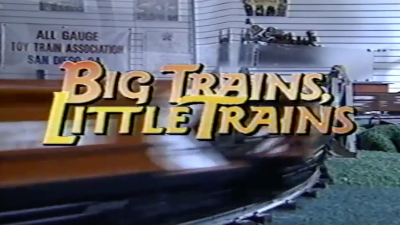 BIG TRAINS, LITTLE TRAINS (1994) — Sandbox Home Videos [VHS Rip / Digitization] Railroad Kids ...