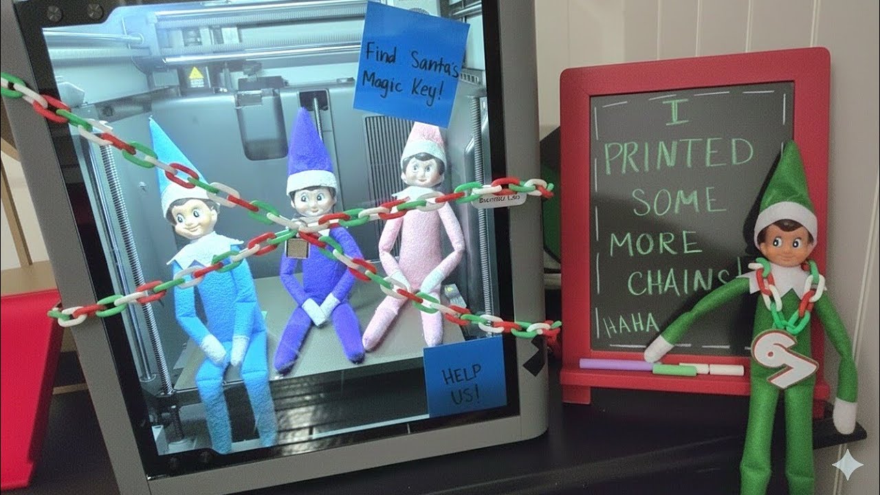Elf on the Shelf Locked Up by Bad Prankster Elf in 67 Necklace! Day 11 ...