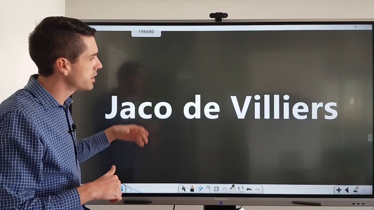 tutortouch Interactive 4K Panel - How to broadcast and record a Lesson ...