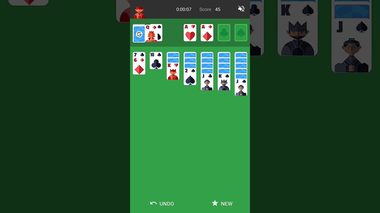 Solitaire game solved(win) in 2:35 minutes - YouTube