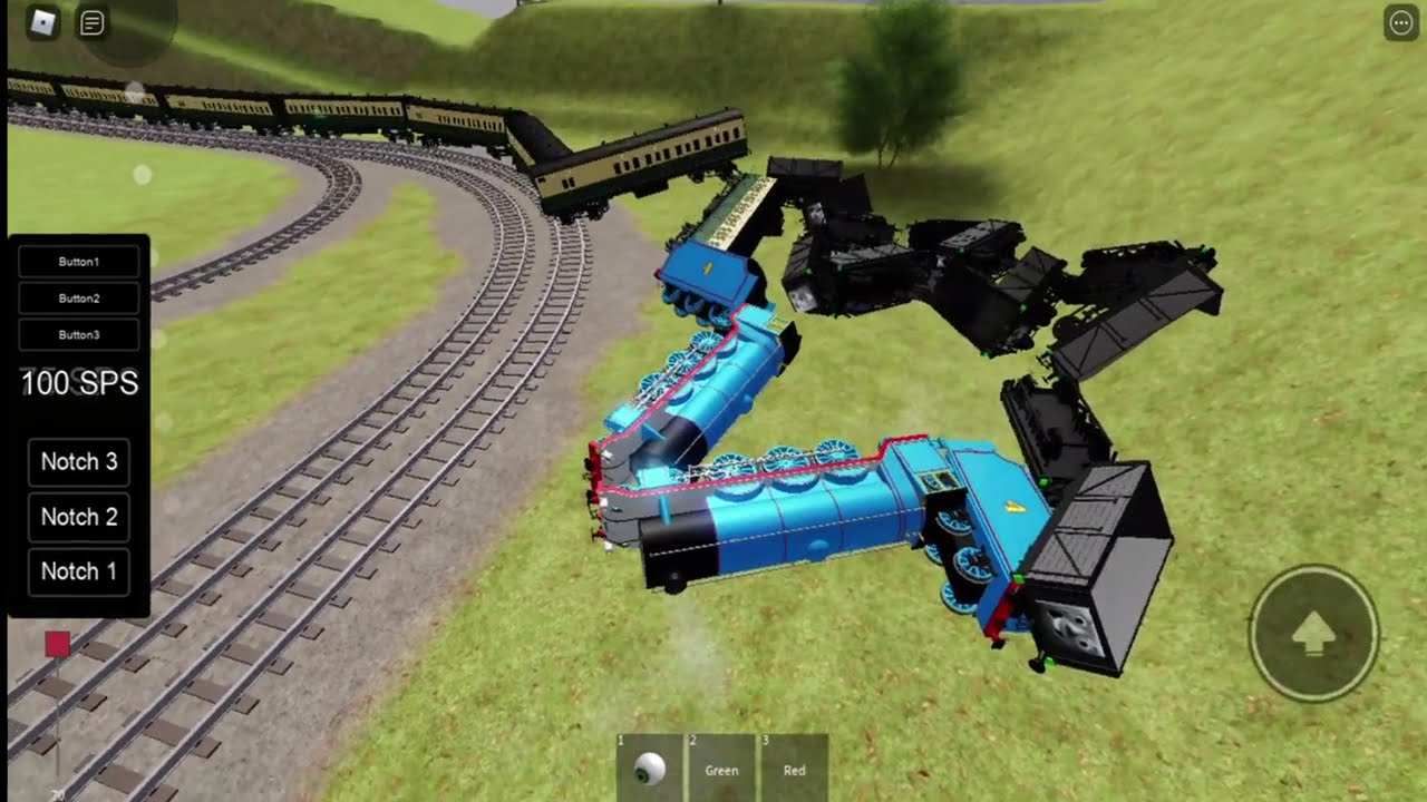 E. 6 PLAYING THOMAS AND FRIENDS CRASHES ROBLOX - GORDON FRESCO TAKES ...