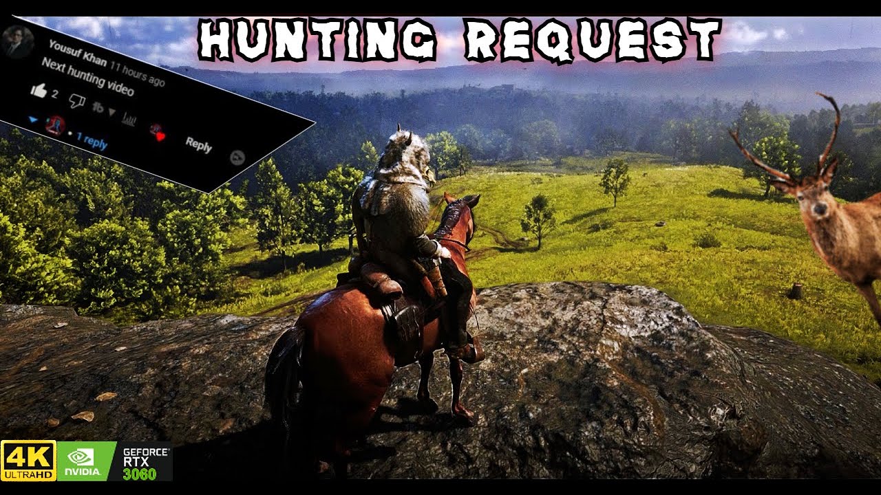Hunting In The Woods (Viewer Request) - RDR2 4K RTX ON! - YouTube