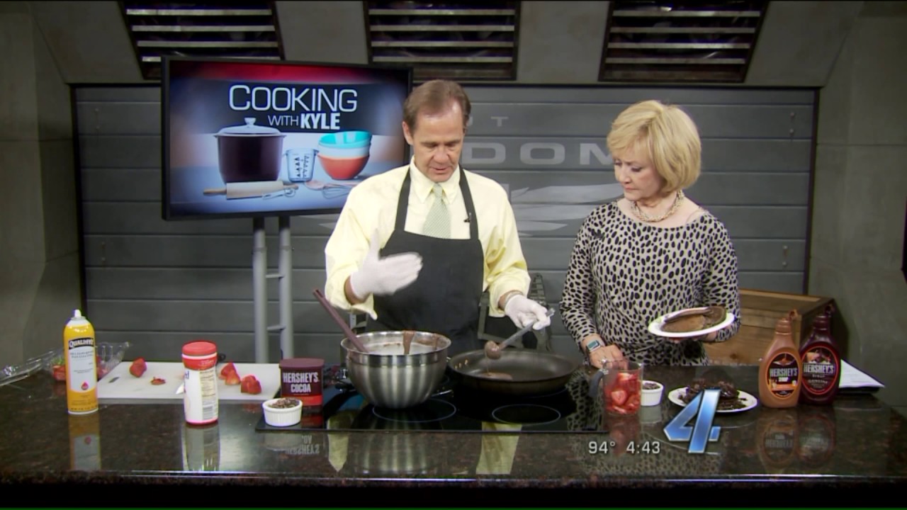 Cooking with Kyle: Chocolate malt pancakes - YouTube