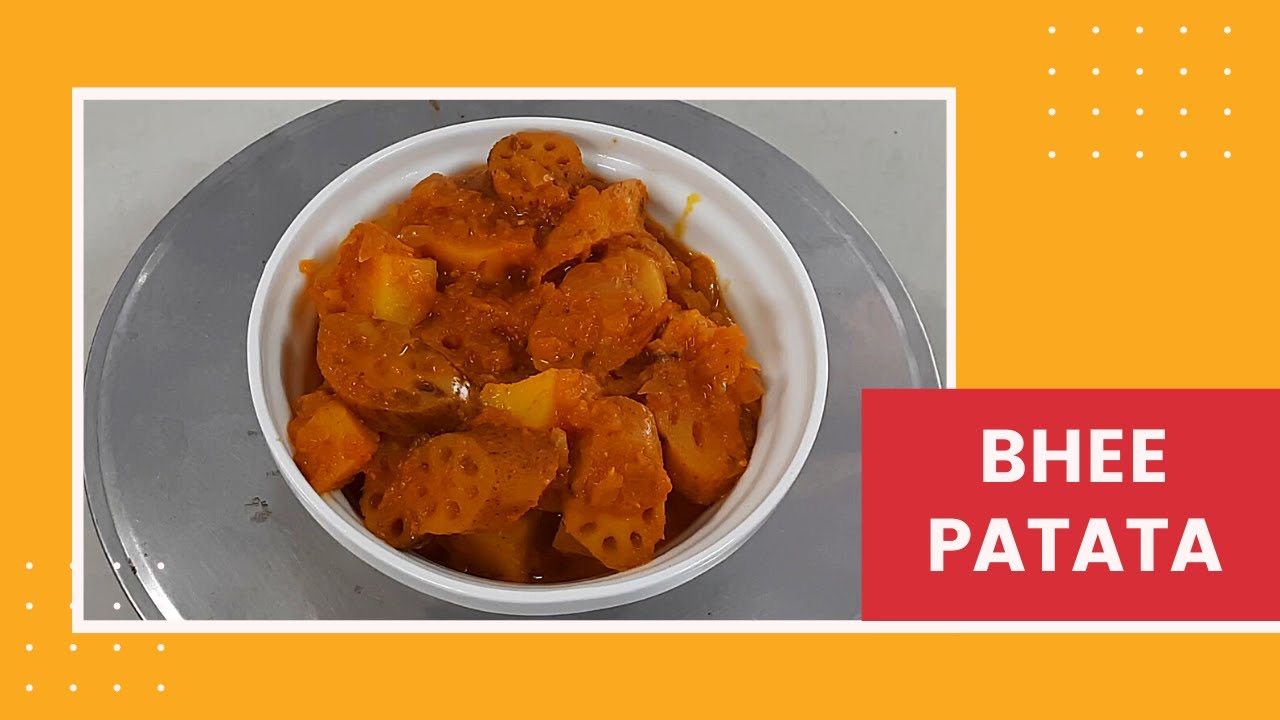 AUTHENTIC SINDHI BHEE PATATA | KAMAL KAKDI ALOO KI SWADISHT SABZI ...