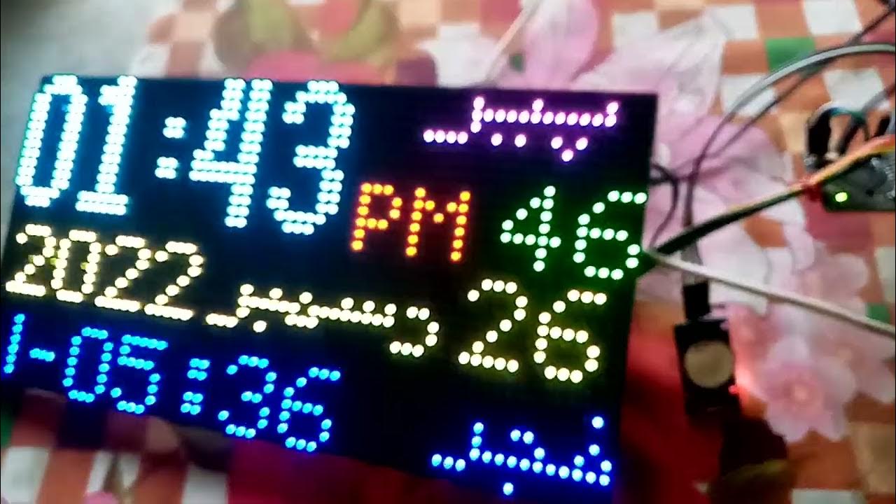 Arduino RGB Clock Urdu Nimaz Clock. - YouTube