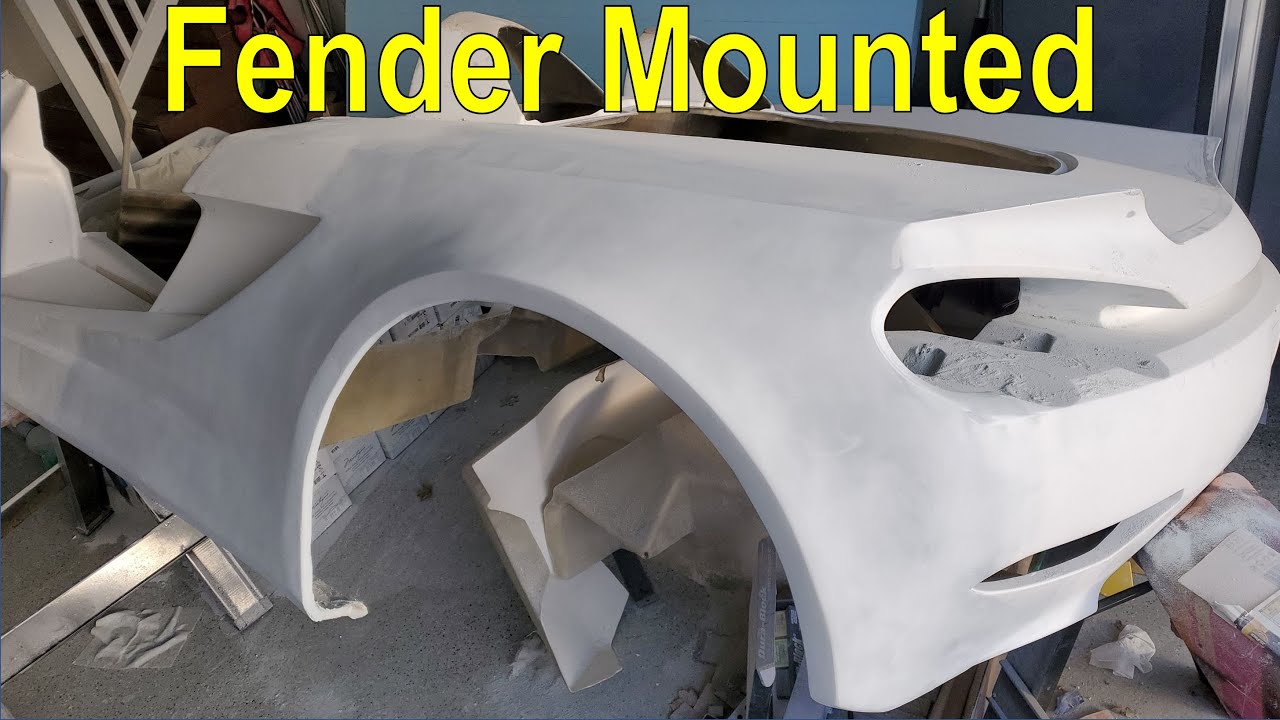 Fender Mounted - Homemade DIY Widebody Fender - YouTube