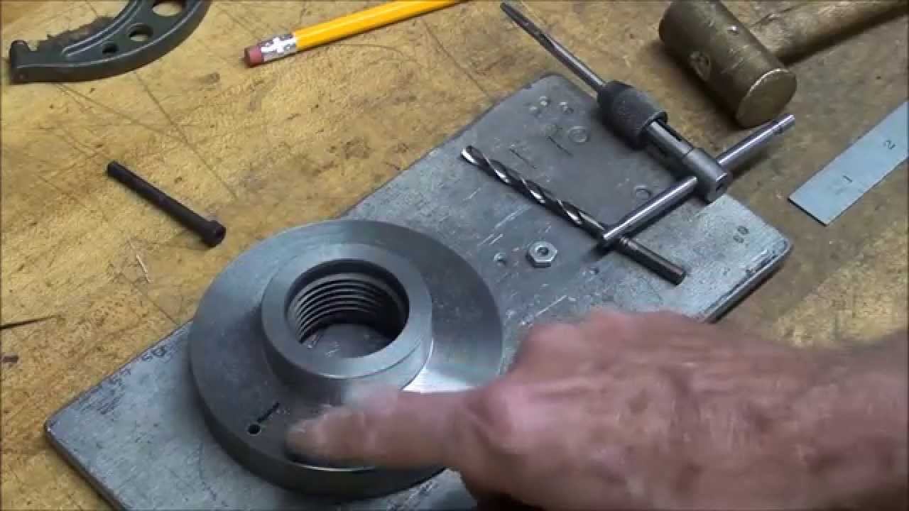 SHOP TIPS #214 Part 2 of 2 Fitting a Backing Plate to a Lathe Chuck ...