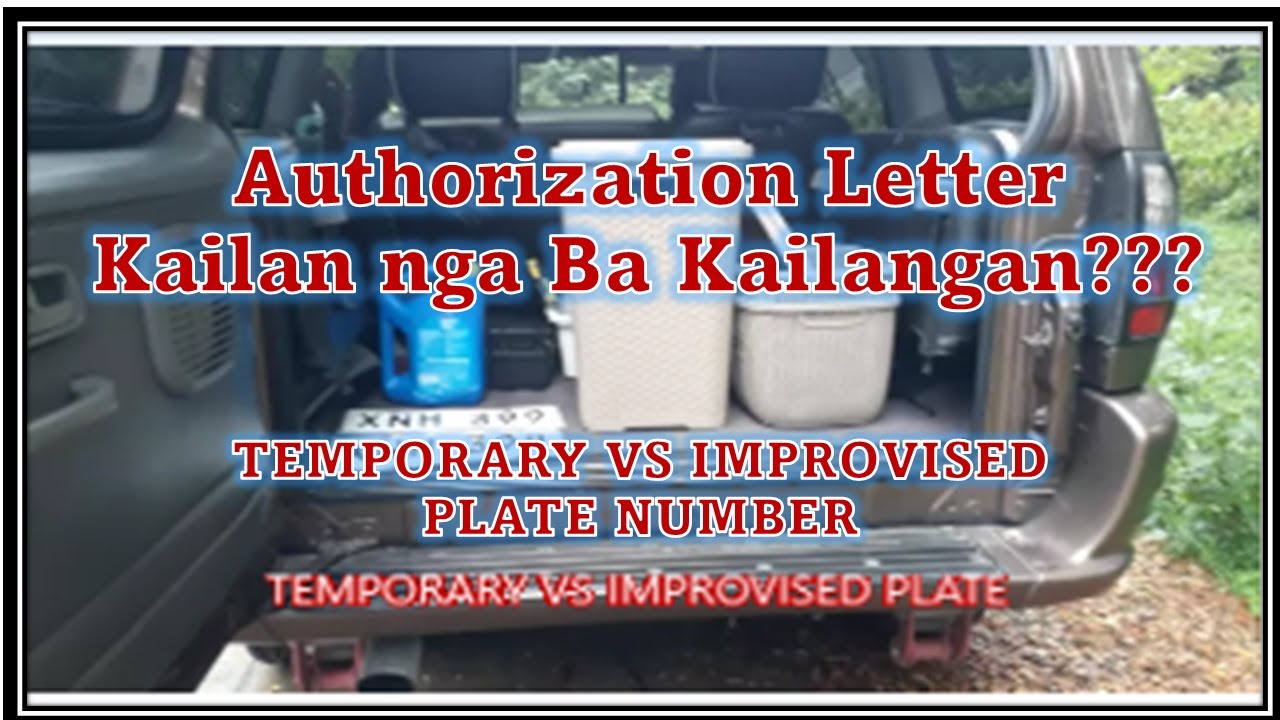 Temporary VS Improvised Plate Number - YouTube