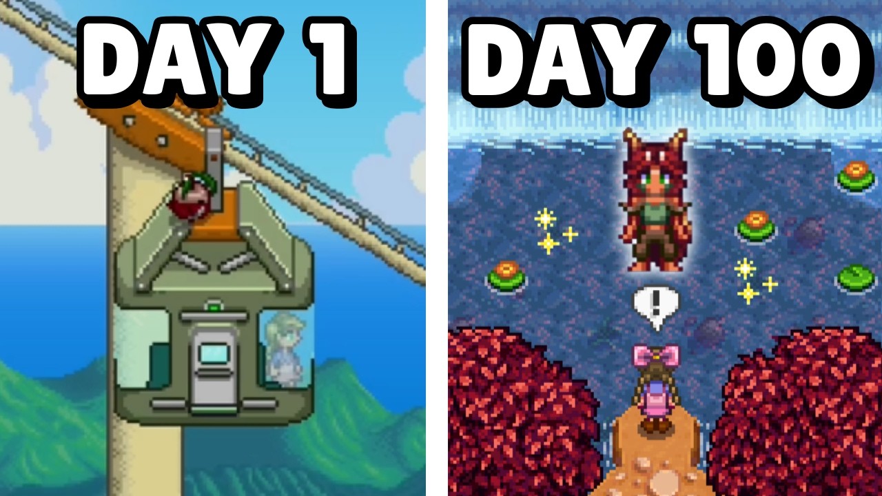 I played 100 days of Stardew Valley’s Ridgeside Village mod - YouTube