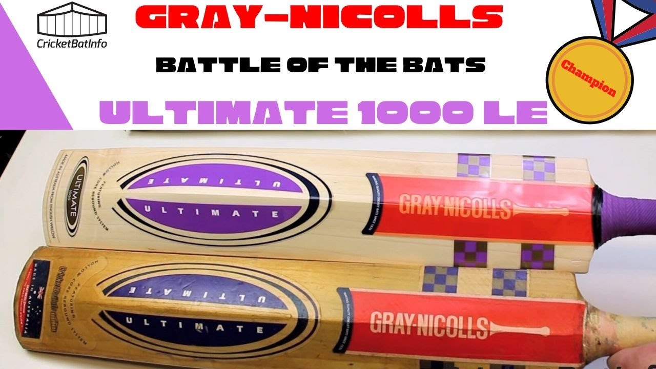 Gray-Nicolls Ultimate 1000 LE Cricket Bat Review - YouTube