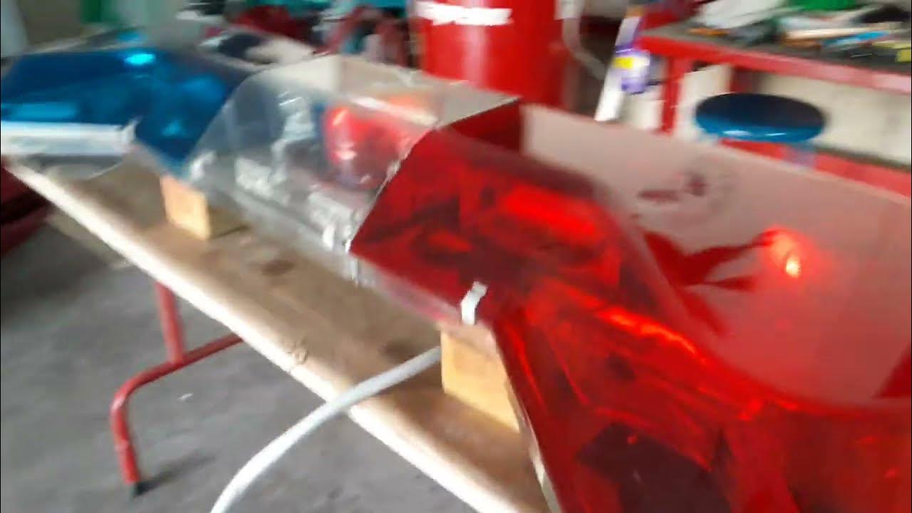 Code 3 Code 360 Lightbar B/B/R/R - YouTube