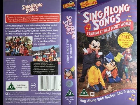 Sing Along Songs - Camping At Walt Disney World (VHS 1996) (Opening & Closing)