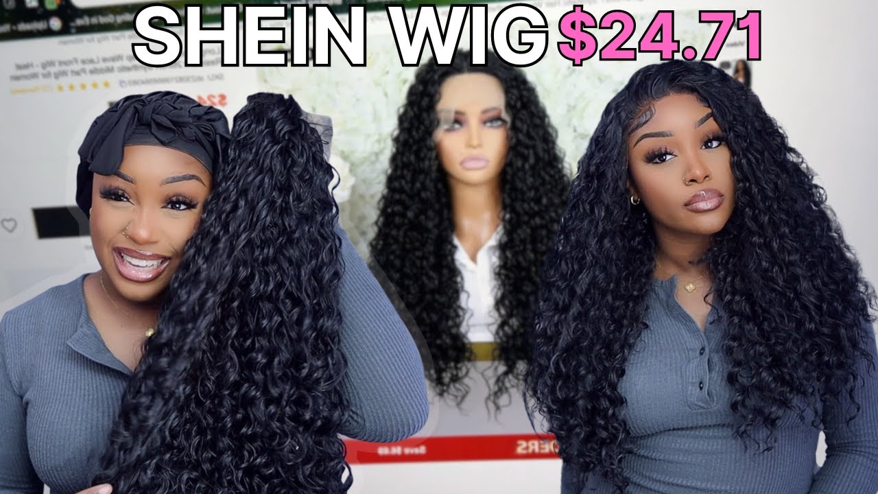 OMG, who told me to BUY this $24 LACE FRONT wig from SHEIN!? Is she ...