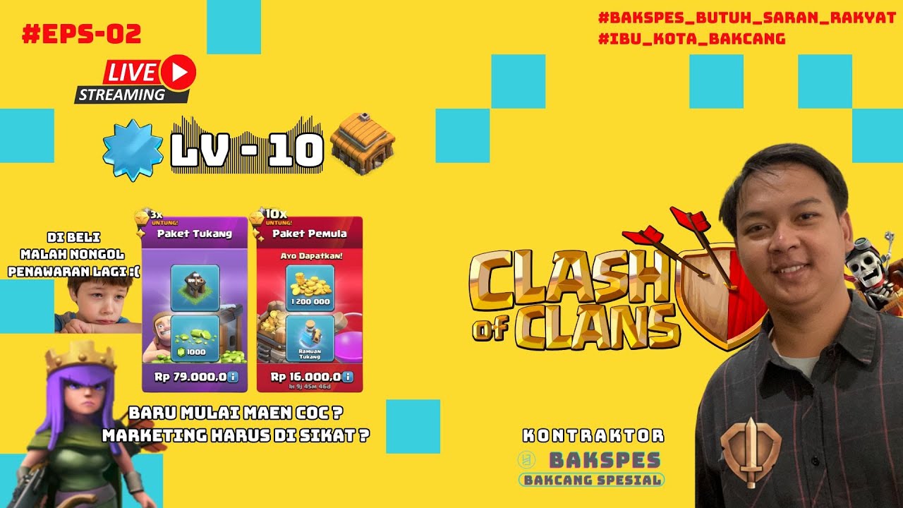 Marketing COC ke player baru - Ibu Kota Bakcang - Clash of Clans (CoC ...