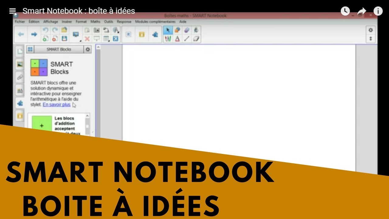 Smart Notebook : boîte à idées - YouTube