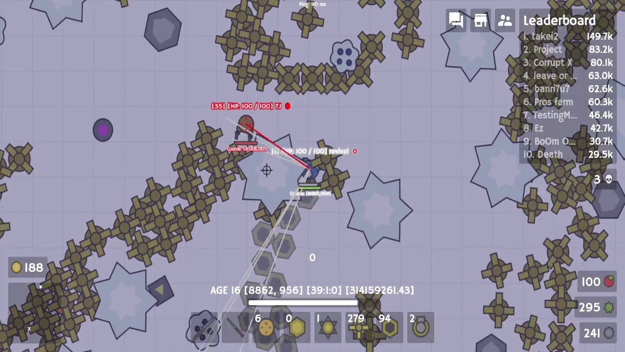 MooMoo.io: INFINITE ENEMY RANGE + LOCATION ESTIMATOR DEMO! (LEADING ...