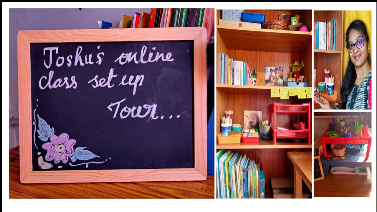 #onlineclass #studytable Desk Tour | Study Table Setup for Online ...