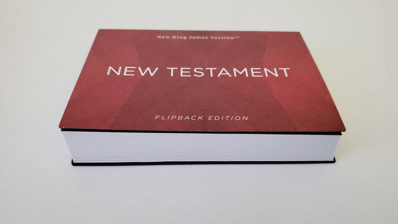 Quick Look at the NKJV New Testament Flipback Edition Bible. - YouTube