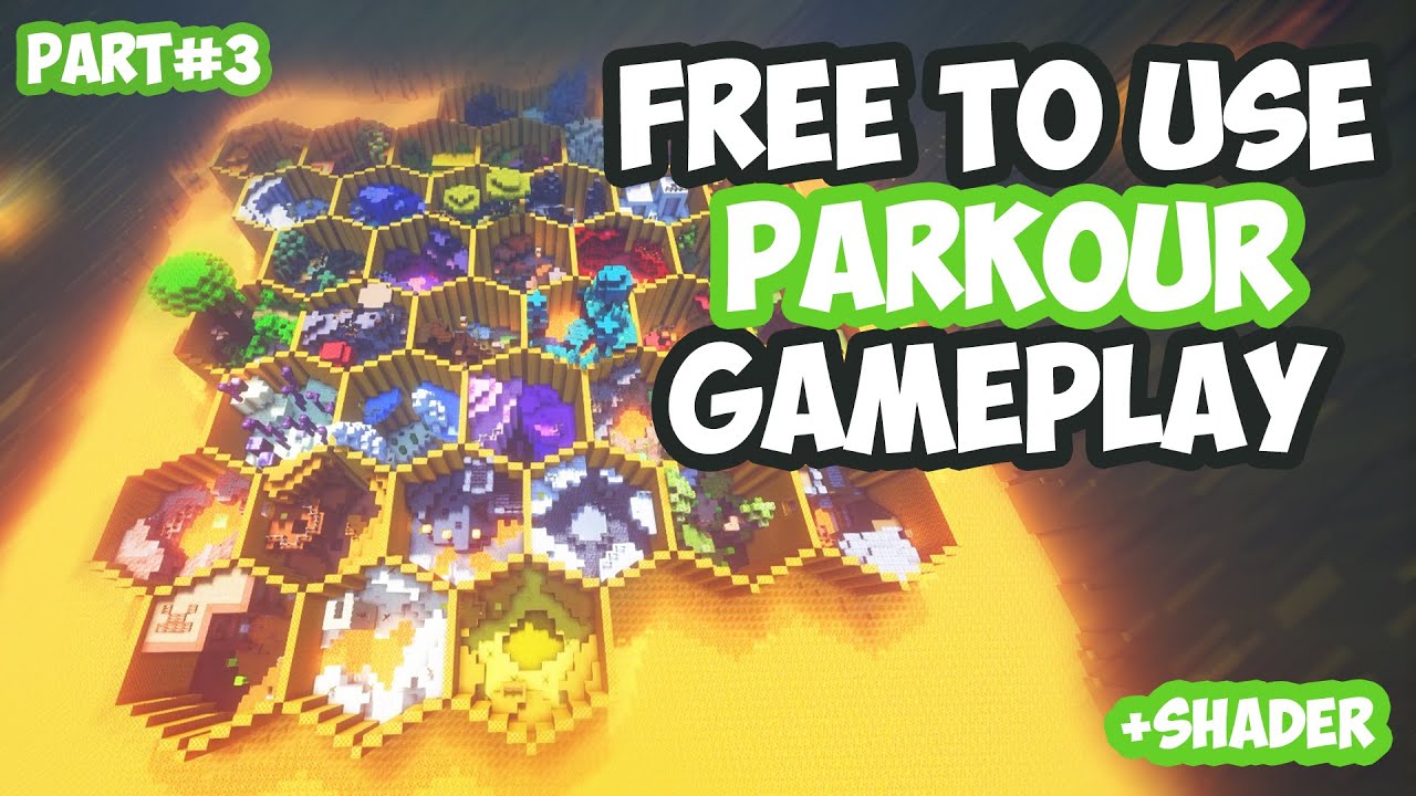 Honeycomb Parkour Map Part 3 - Free to use Minecraft Parkour Gameplay ...