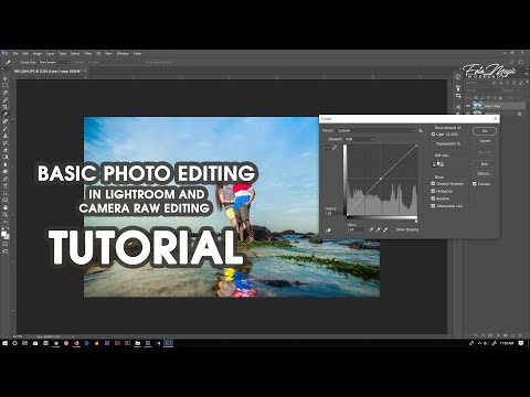Basic photo editing in lightroom and camera raw Editing Tutorial
