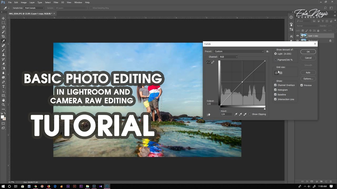 Basic photo editing in lightroom and camera raw Editing Tutorial - YouTube