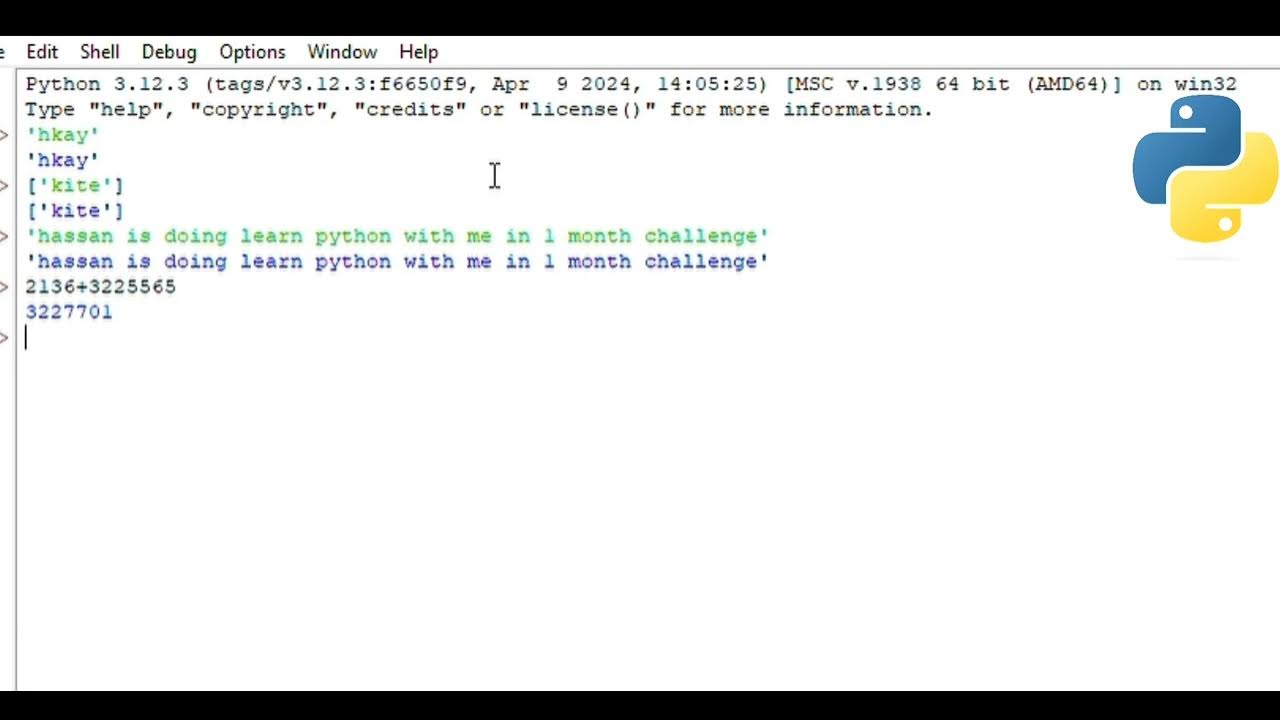 LEARN PYTHON CODING WITH ME PART-2 (LONG VIDEO) - YouTube