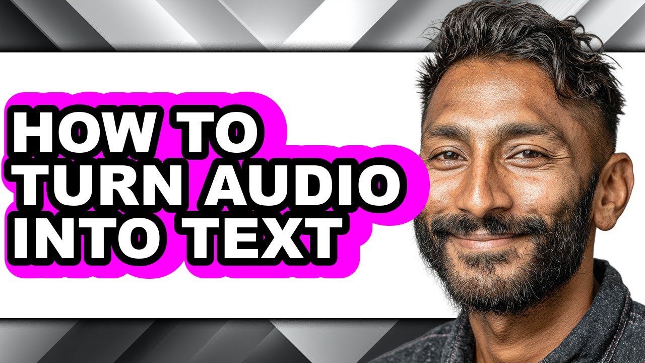 How to Turn Audio Into Text (updated) - YouTube