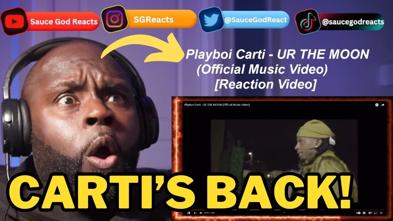Playboi Carti - UR THE MOON (Official Music Video) | REACTION - YouTube